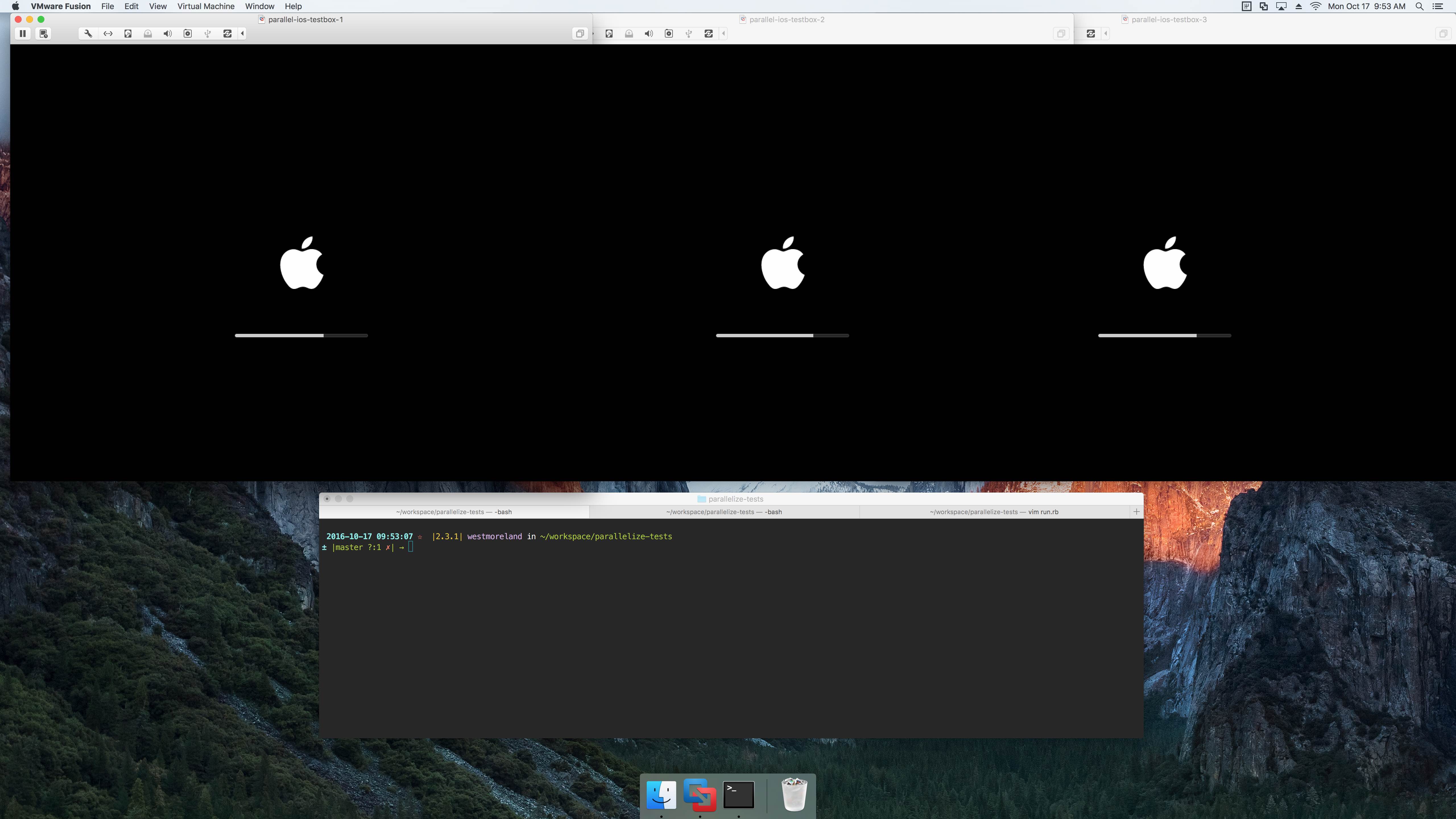Parallelising iOS UI tests Parallelising iOS UI tests
