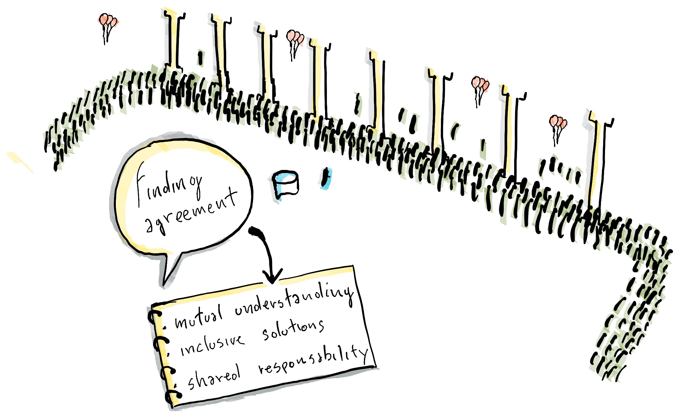 The law of two feet in open space online